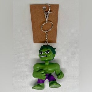 Accessories | New Marvel Hulk Keychain Bag Charm With Metal Clip | Poshmark